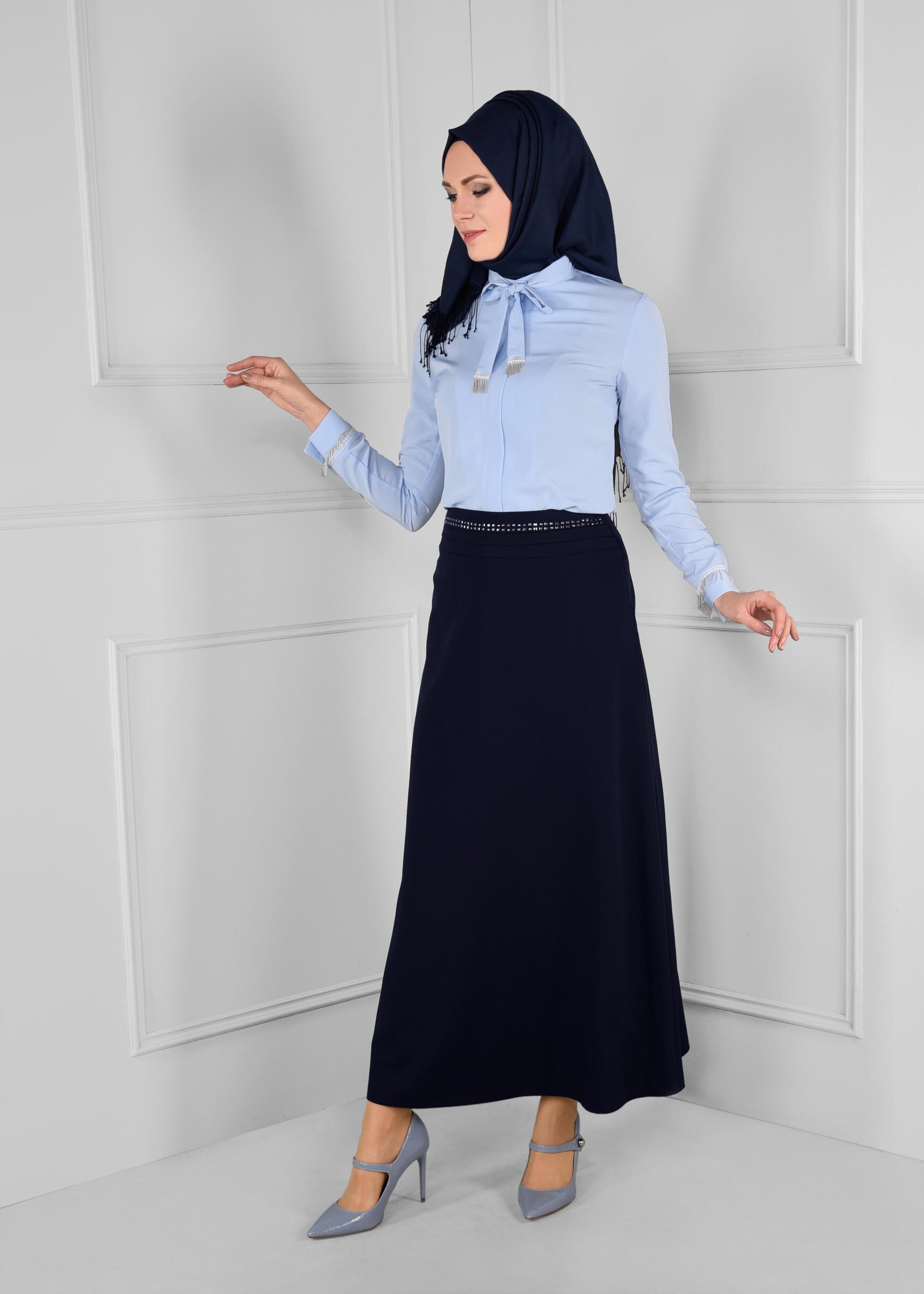 STUDDED SKIRT | ALVİNA