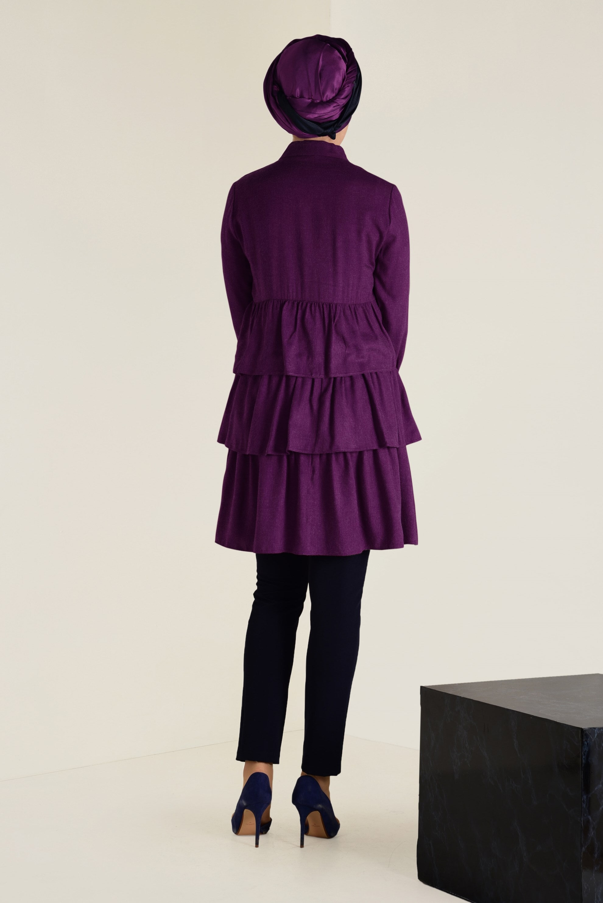 FLOUNCE WOMAN HIJAB TUNIC | ALVİNA