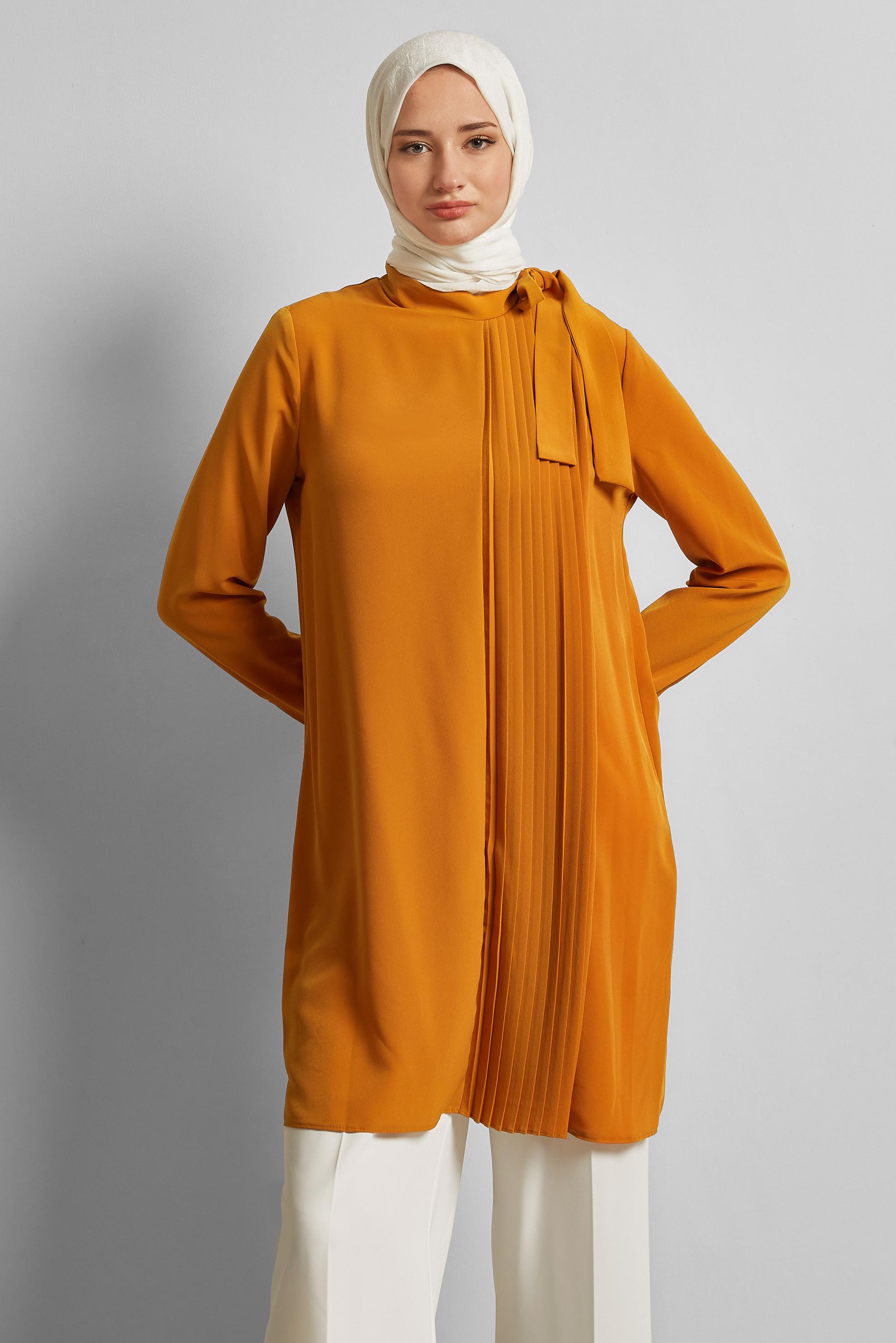 TIED COLLAR TUNIC | ALVİNA